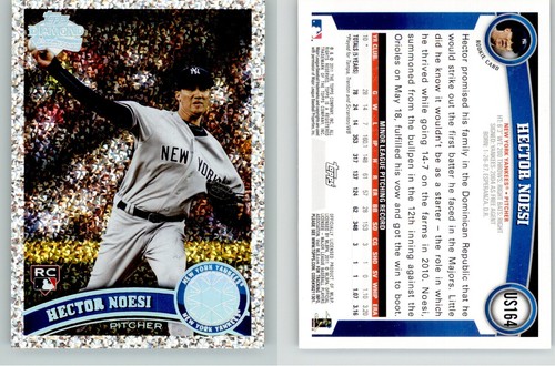 2011 Topps Update Series - Hector Noesi #US164 Platinum Diamond ...