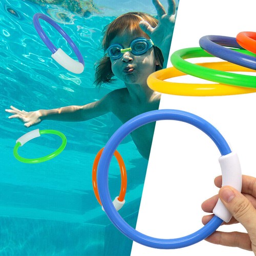 Summer Underwater Diving Rings Swimming Pool Kid's Dive Ring Water Play ...