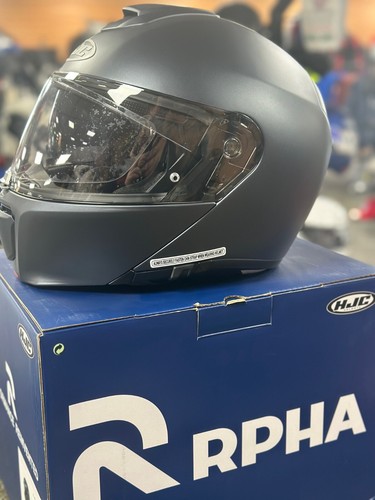 HJC RPHA 90 S Modular Motorcycle Helmet Matte Anthracite Medium BRAND ...