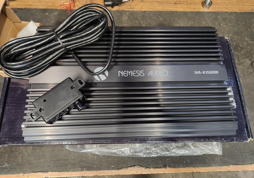 Team Nemesis Audio Korean made 1500 watts RMS monoblock amplifier NA ...