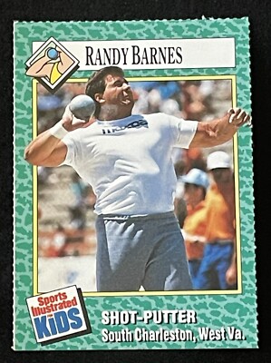 RANDY BARNES RC 1990 Sports Illustrated for Kids SI#207 USA Olympic ...