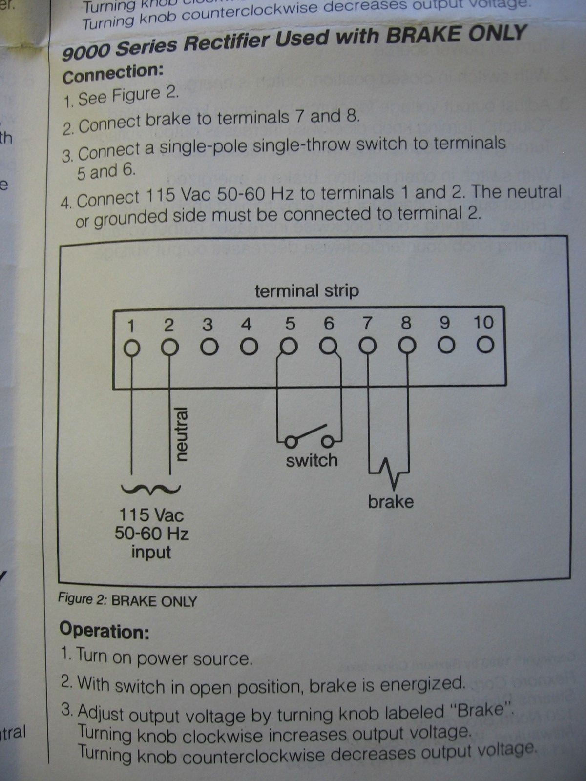 Stearns 9000 Series 15-100vdc Cutch / Brake Rectifier Control 4-1-09657 ...
