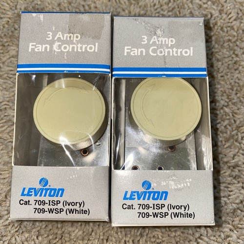 Lot Of 10: Vintage LEVITON 3 Amp Fan Speed Control Ceiling Fan Ivory ...