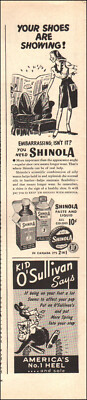 1946 vintage Ad for SHINOLA White Liquid Shoe Cleaner and Paste 06/23 ...