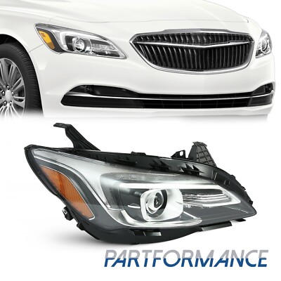 For 2017-2019 Buick LaCrosse HID Headlight LED DRL W/o AFS Passenger ...