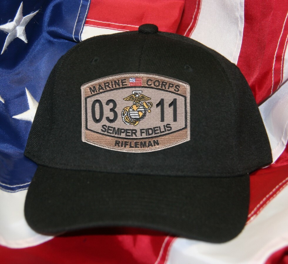 USMC MOS 0311 RIFLEMAN HAT PATCH CAP MARINES SHARPSHOOTER MARKSMAN | eBay