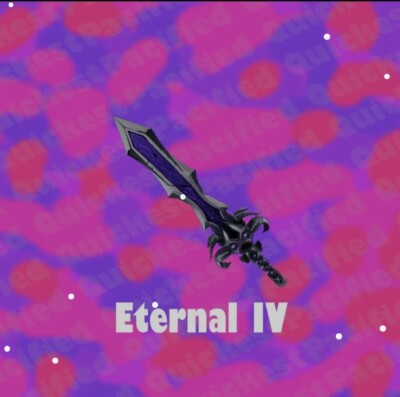Roblox Murder Mystery 2 MM2 Eternal IV 4 Godly Knife Fast Shipping! | eBay