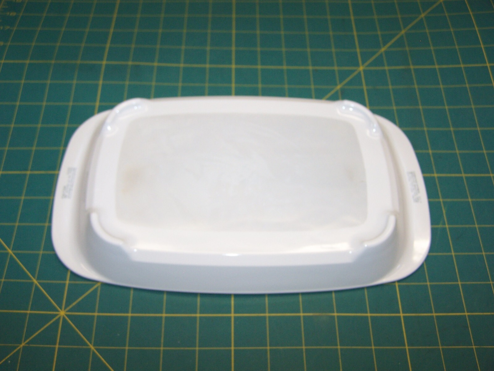 Corning Ware MW-11 Microwave Browning Grill White Pyroceram 12"x7 ...