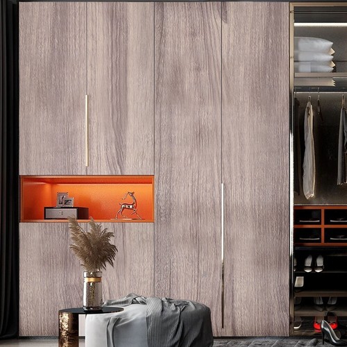 Wood Effect Self Adhesive Kitchen Cupboard Vinyl Wrap Worktop Covering ...