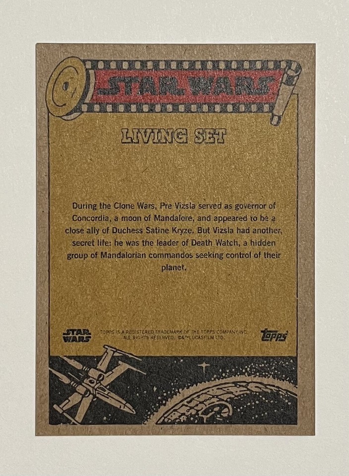 2020 Topps Star Wars Living Set Card #136 Pre Vizsla PR 1,317 Clone ...
