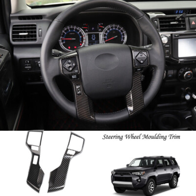 Carbon Fiber Interior Steering Wheel Moulding Panel Cover Trim For ...
