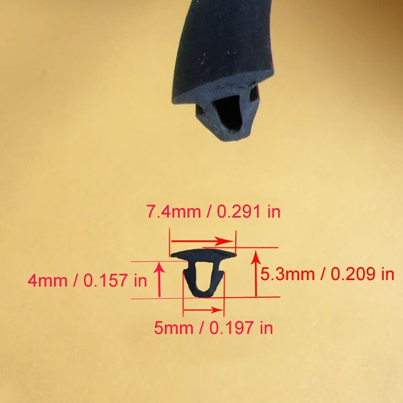1 Meter T rubber gasket solar panel seal strip caulking strip gap ...