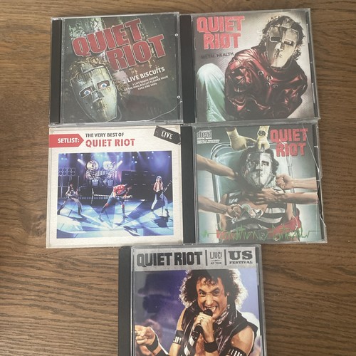 Quiet Riot 5 CD Lot Metal Health Best Of Live X 2 Condition Critical | eBay