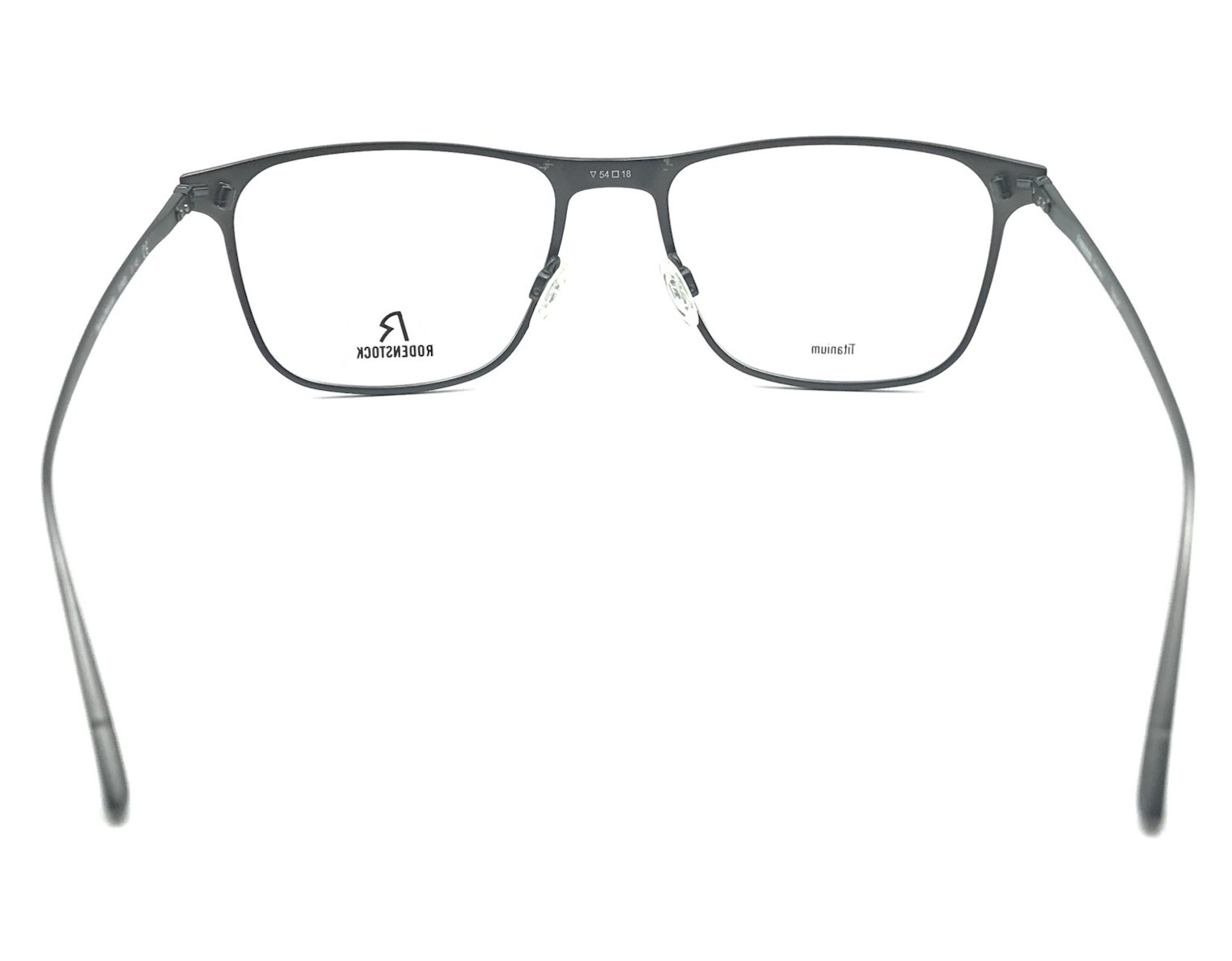 Rodenstock R 8020 B Gunmetal Titanium Square Eyeglasses Frames 54-18 ...