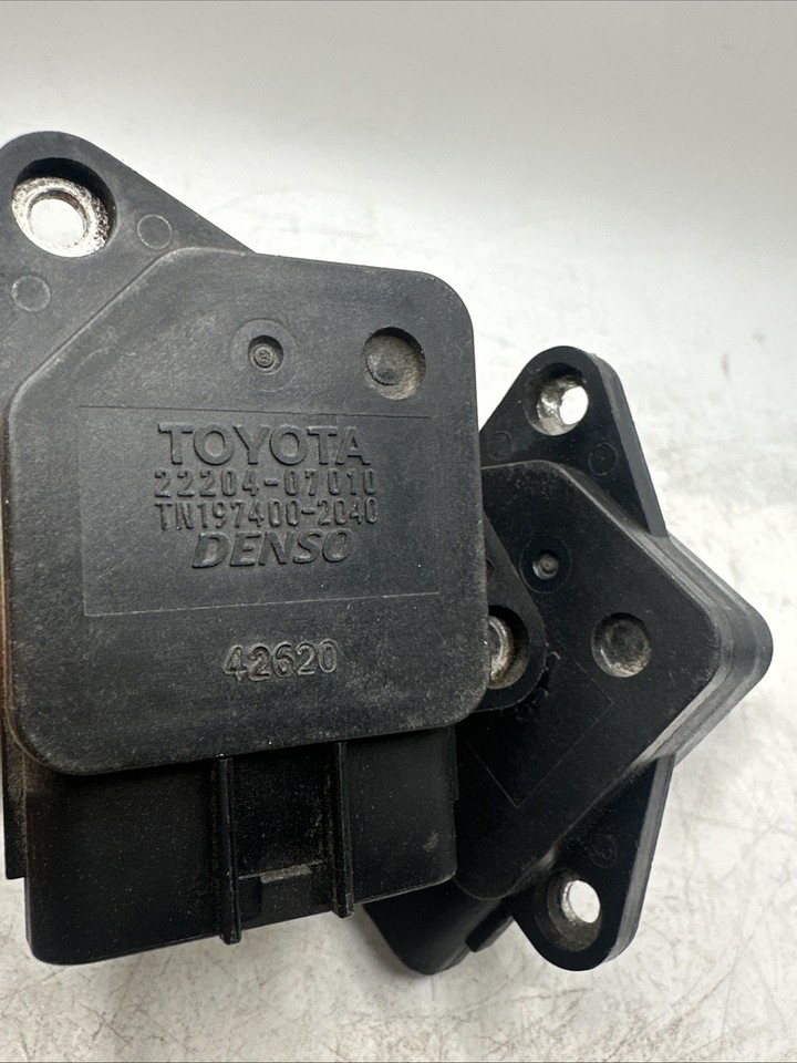 TOYOTA DENSO MASS AIR FLOW METER SENSOR 22204-07010 OEM | eBay