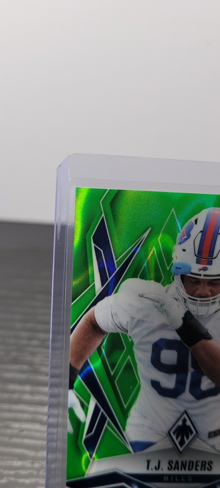 2025 Panini Phoenix TJ Sanders #181 Lime Green Lava /225 Buffalo Bills ...