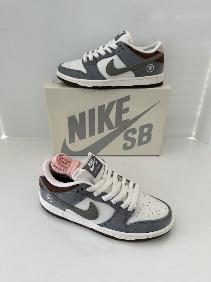 NIKE SB YUTO HORIGOME DUNK LOW (SIZE 5) (FQ1180-001) WOLF GREY/IRON ...