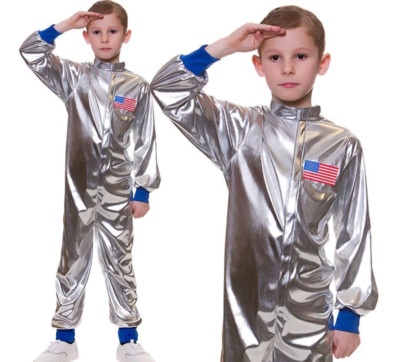 Astronaut Spaceman Kids Space Uniform Boys Fancy Dress Costume Book ...
