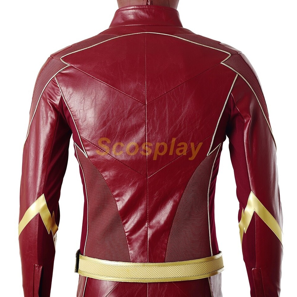The Flash Barry Allen Costume The Flash Season 4 cosplay suit fullset ...