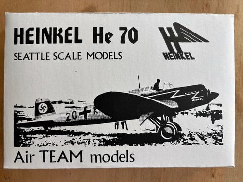 AIR TEAM 1/72 HEINKEL He70 BLITZ GERMAN MAIL PLANE FAST PASSENGER ACFT ...