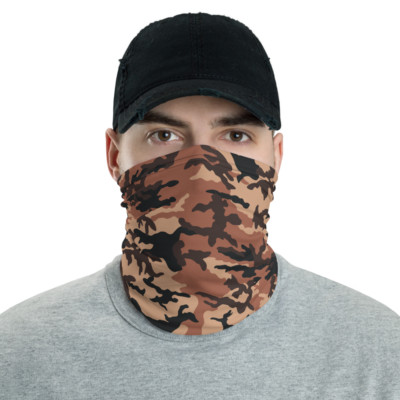 Brown ERDL Camouflage Neck Gaiter | eBay