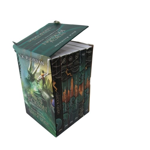 Boxed Set of 6 Books Percy Jackson And The Olympians By Rick Riordan ...