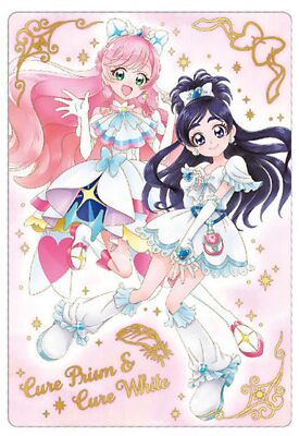 PRETTY CURE Trading Card W#7 Cure Prism & Cure White BANDAI Japan | eBay