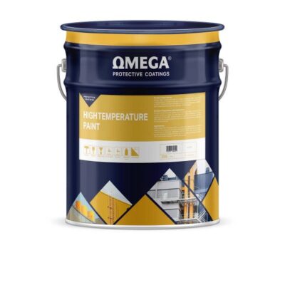 Omega - High Temperature Paint Black/Silver High Temp Paint 650 4LT ...