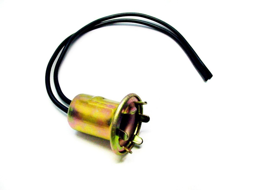 #1157 BA15D Double Contact Light Bulb Socket Pigtail Chevrolet 1955-75 ...