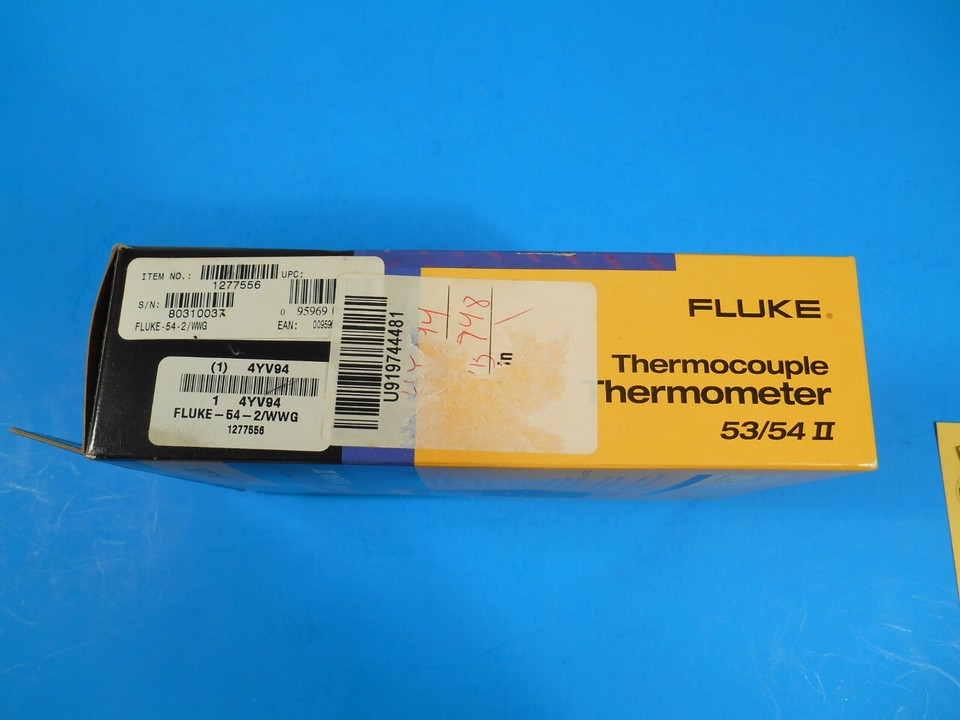 Fluke Thermocouple Dual Input Digital Thermometer 54 II Excellent | eBay