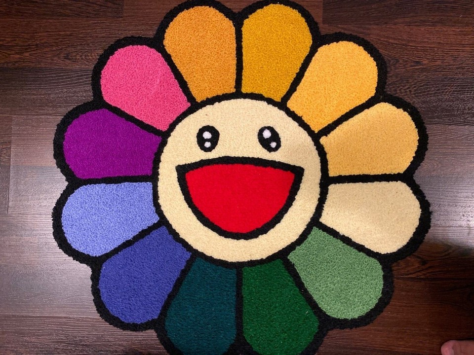 Handmade Takashi Murakami Rug Hypebeast Carpet Hypebeast Room Decor ...