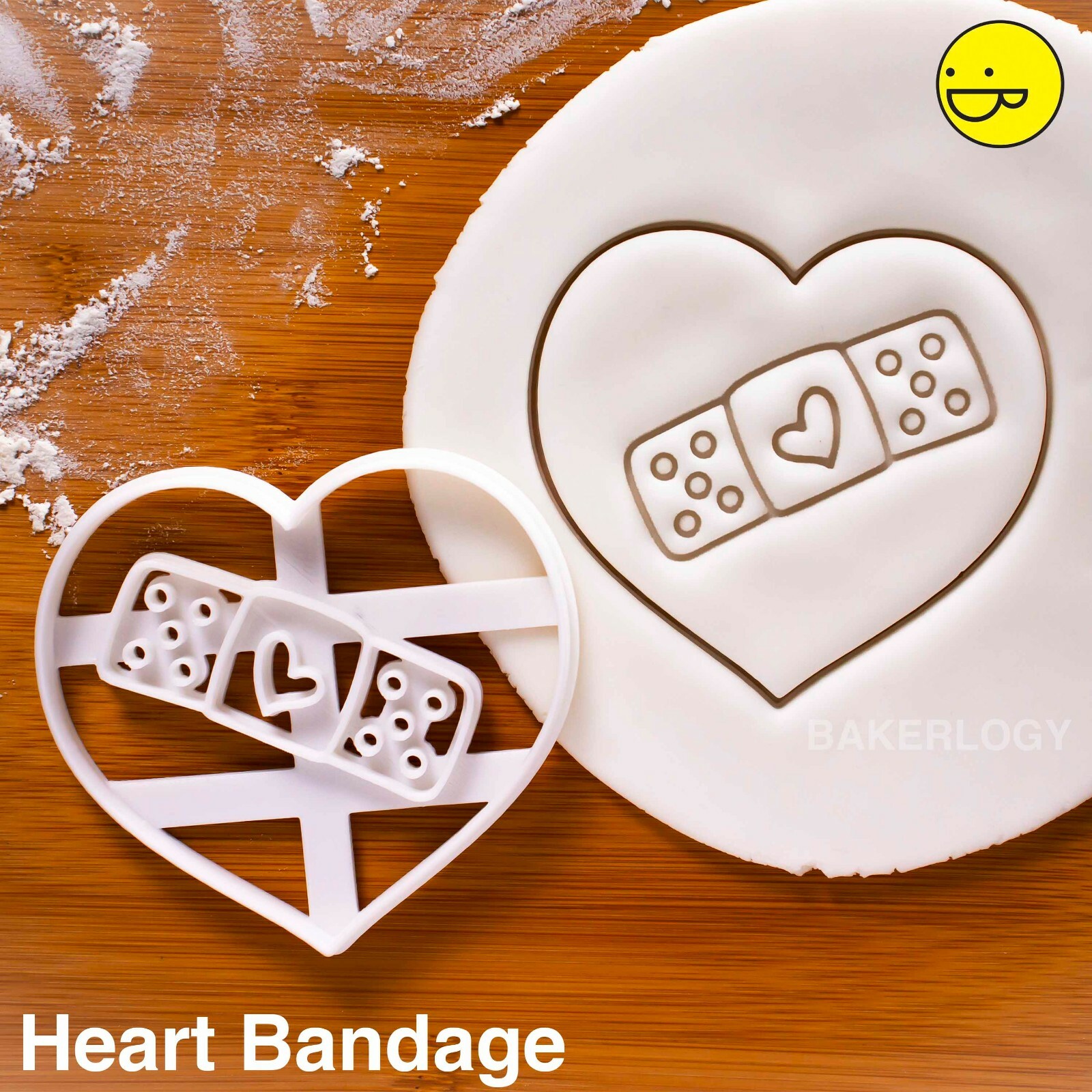 2 Heart cookie cutters: Claws & Bandage | break up relationship love ...