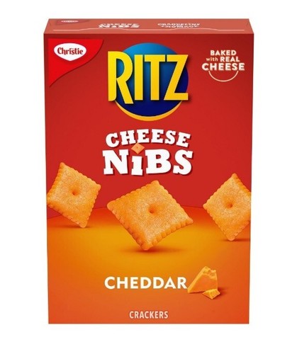 12 boxes of Christie Ritz Cheddar Cheese Nips/Nibs Crackers 200g each ...