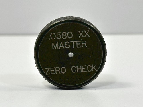 .0580" XX ZERO CHECK MASTER OD Bore Setting Ring Gage Used 1 pc B | eBay