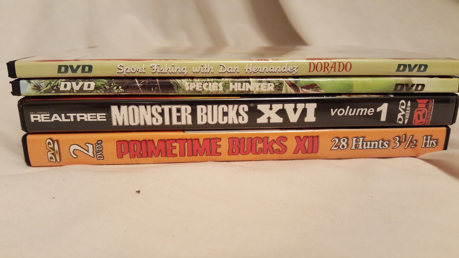 Lot of 4 DVD - Monster Bucks - Primetime Bucks - Sport Fishing ...