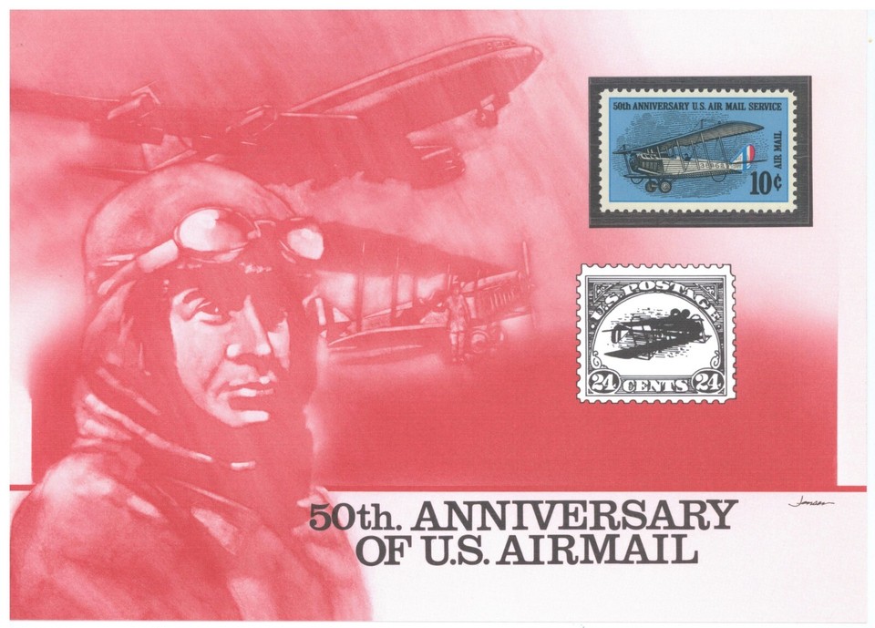 America's 50 Year Air Mail Stamp Collection 1934 To 1983 with COA ...