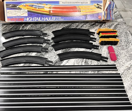 Hotwheels Sizzler Mattel Hot Line High-Tail Hauler Train & Layout Set 🔥 ...