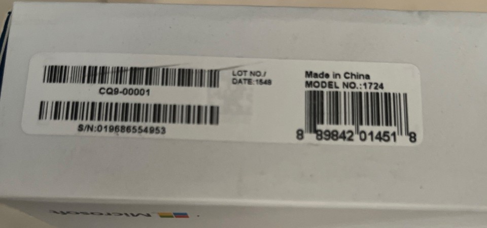Microsoft Surface Pro 4 “Empty Box Only Preowned Great Shape Empty Box ...