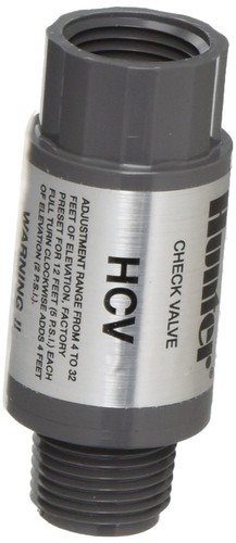 Hunter HCV Adjustable Check Valve for Low Head Drainage Outdoor Use | eBay
