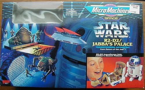 Star Wars Micromachines R2-D2 Jabba's Palace Playset loose in box ...