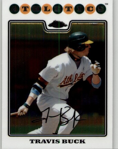2008 Topps Chrome Travis Buck #138 Oakland Athletics | eBay