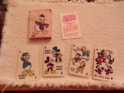 VTG 1965 Donald Duck Card Game | eBay