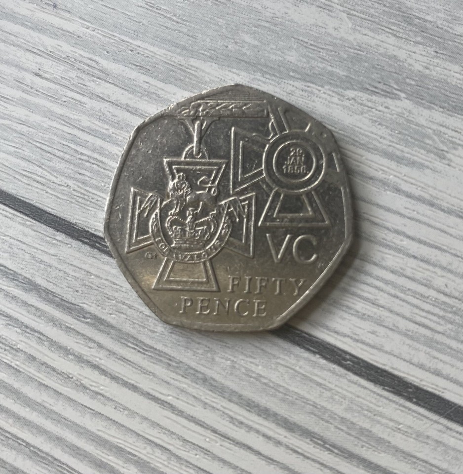 2006 Victoria Cross VC Genuine Fifty Pence 50p Coin - Very Rare | eBay UK