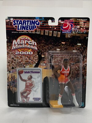 Isiah Thomas Indiana Starting Lineup 2000 NCAA March Madness NEW | eBay