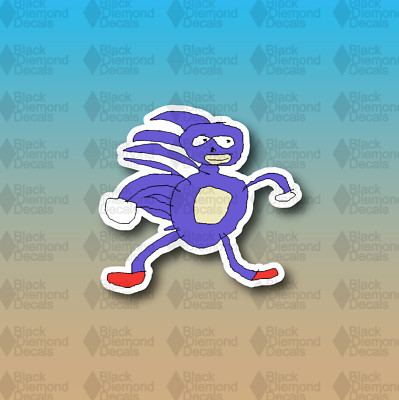 Sanic the Meme Funny Cartoon Pepe iFunny Hedgehog 4" Vinyl Decal ...
