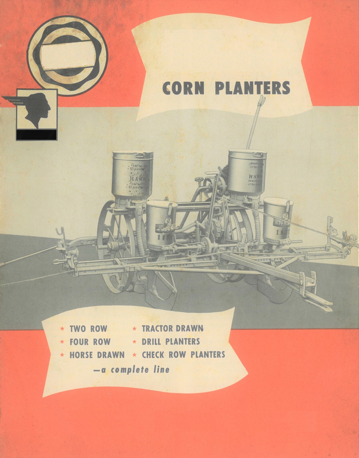 Co-Op Black Hawk 2 4 Check Row Corn Drill Planters Sales Brochure Coop ...