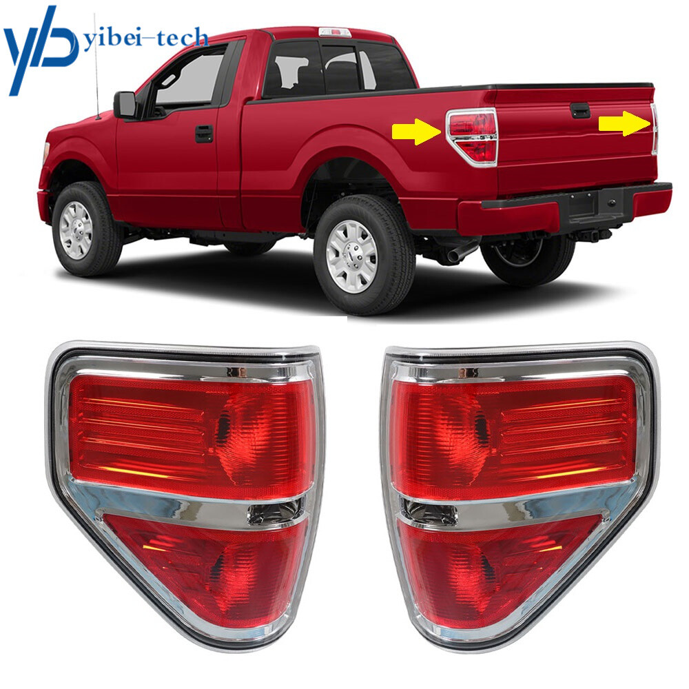 For 2009-2014 Ford F150 Passenger+Driver Side Pair Brake Lamps Tail ...