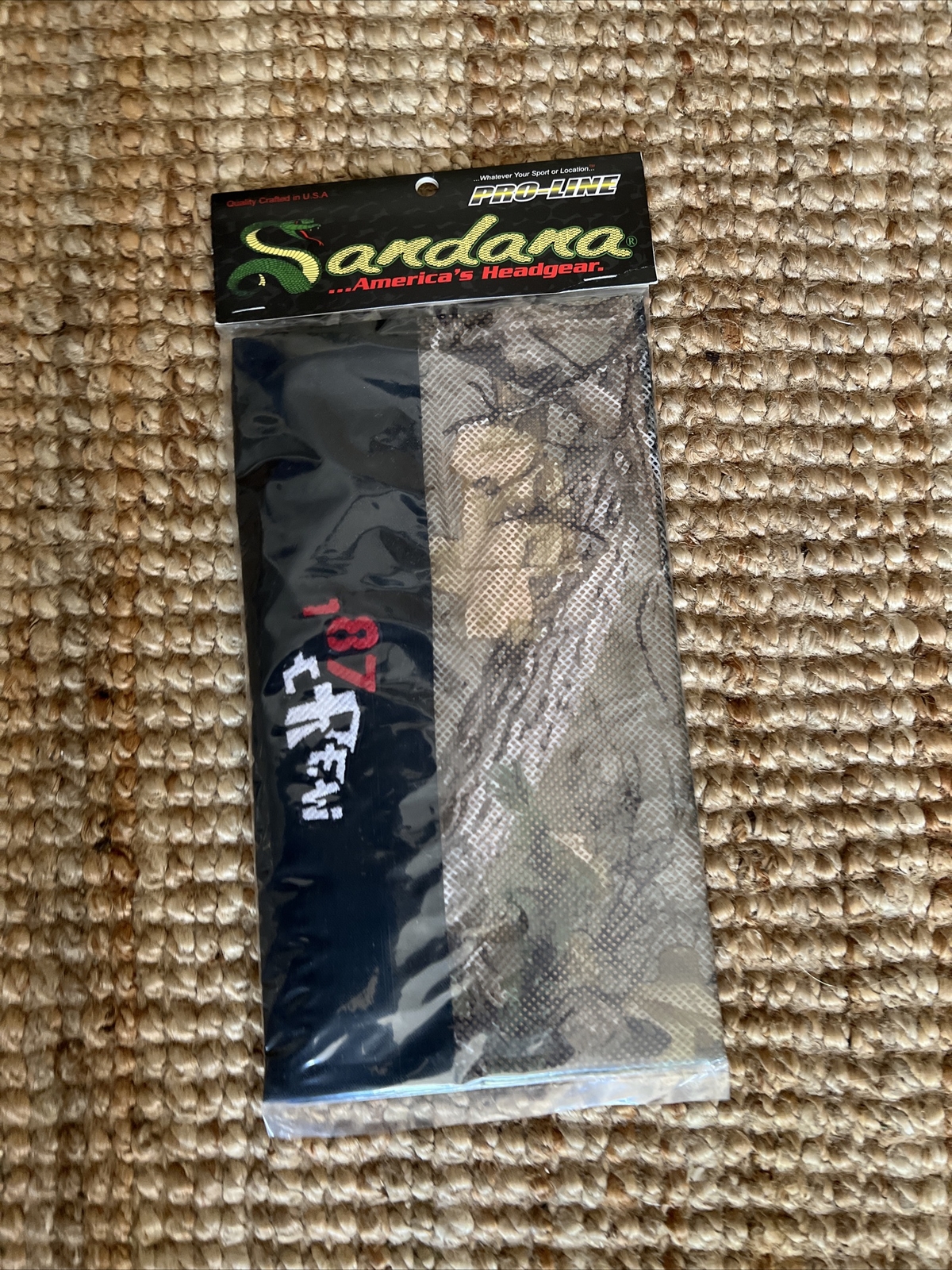 Upton 187 Crew Camo Paintball Headband Headwrap Brand New Sandana | eBay