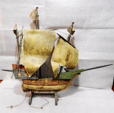ANTIQUE WOODEN SANTA MARIA NAUTICAL SHIP MODEL - LB-C0589 | eBay
