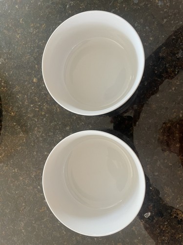 Crate & Barrel Aaron Probyn Hue White Set Of 2 Cereal/Soup Bowls 6” | eBay